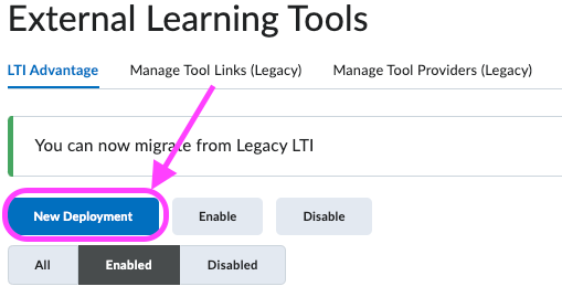 How to setup the Engageli LTI 1.3 Advantage in D2L Brightspace LMS ...