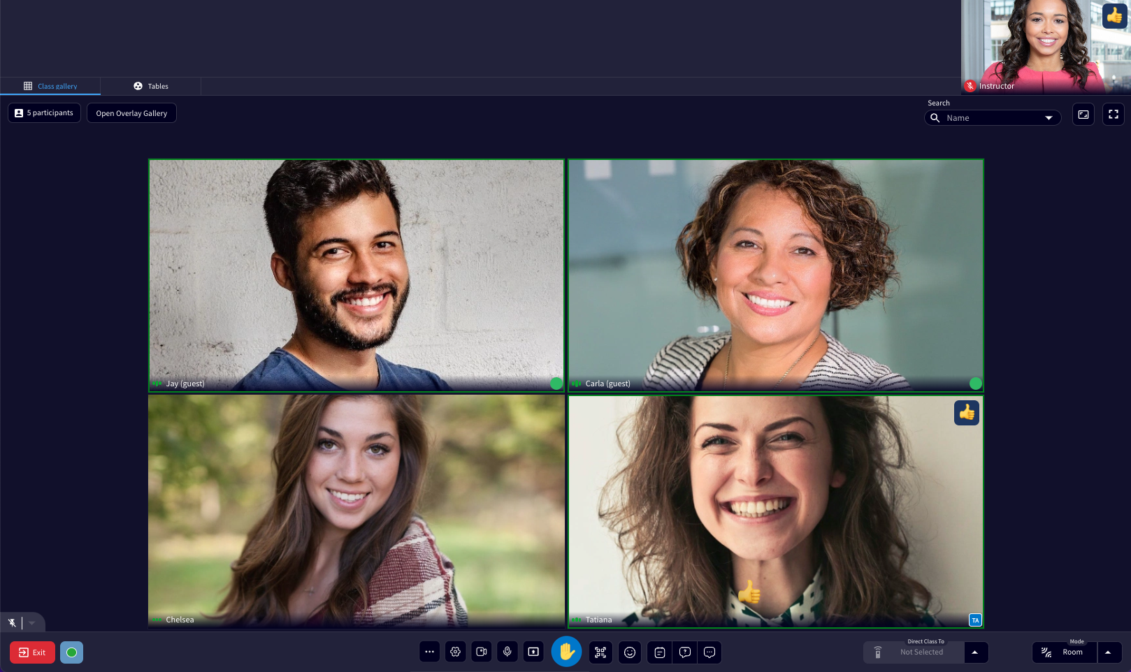 How to Use Reactions and Sounds – Engageli Help Center