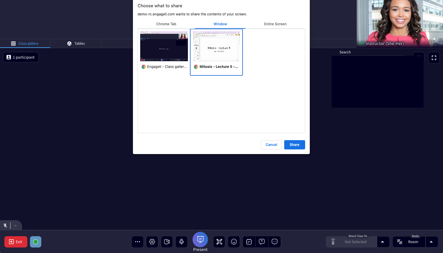 How to Share Your Screen as an Instructor – Engageli Help Center
