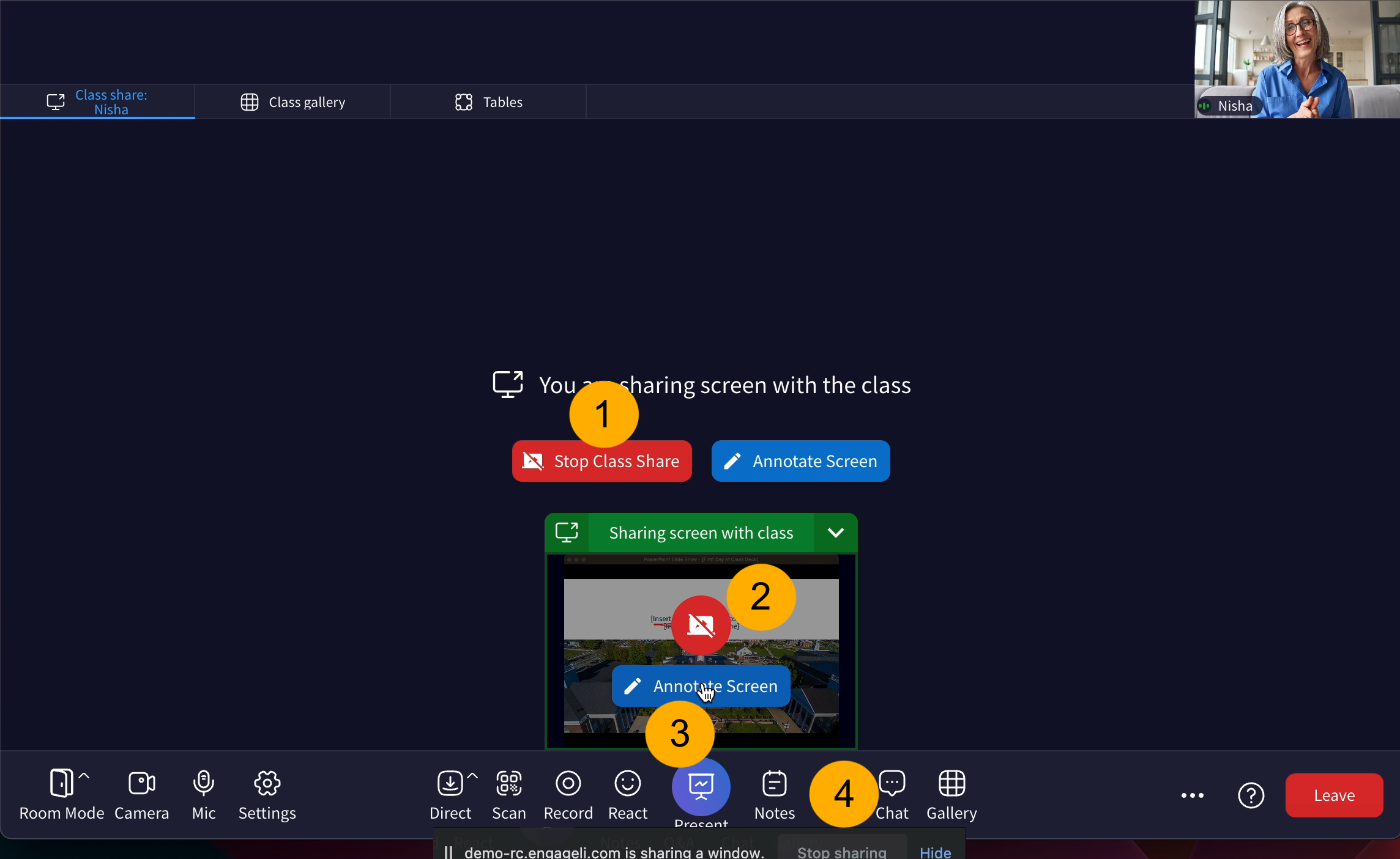 Step 6: Screen Sharing in Engageli: A Complete Tutorial – Engageli Help ...