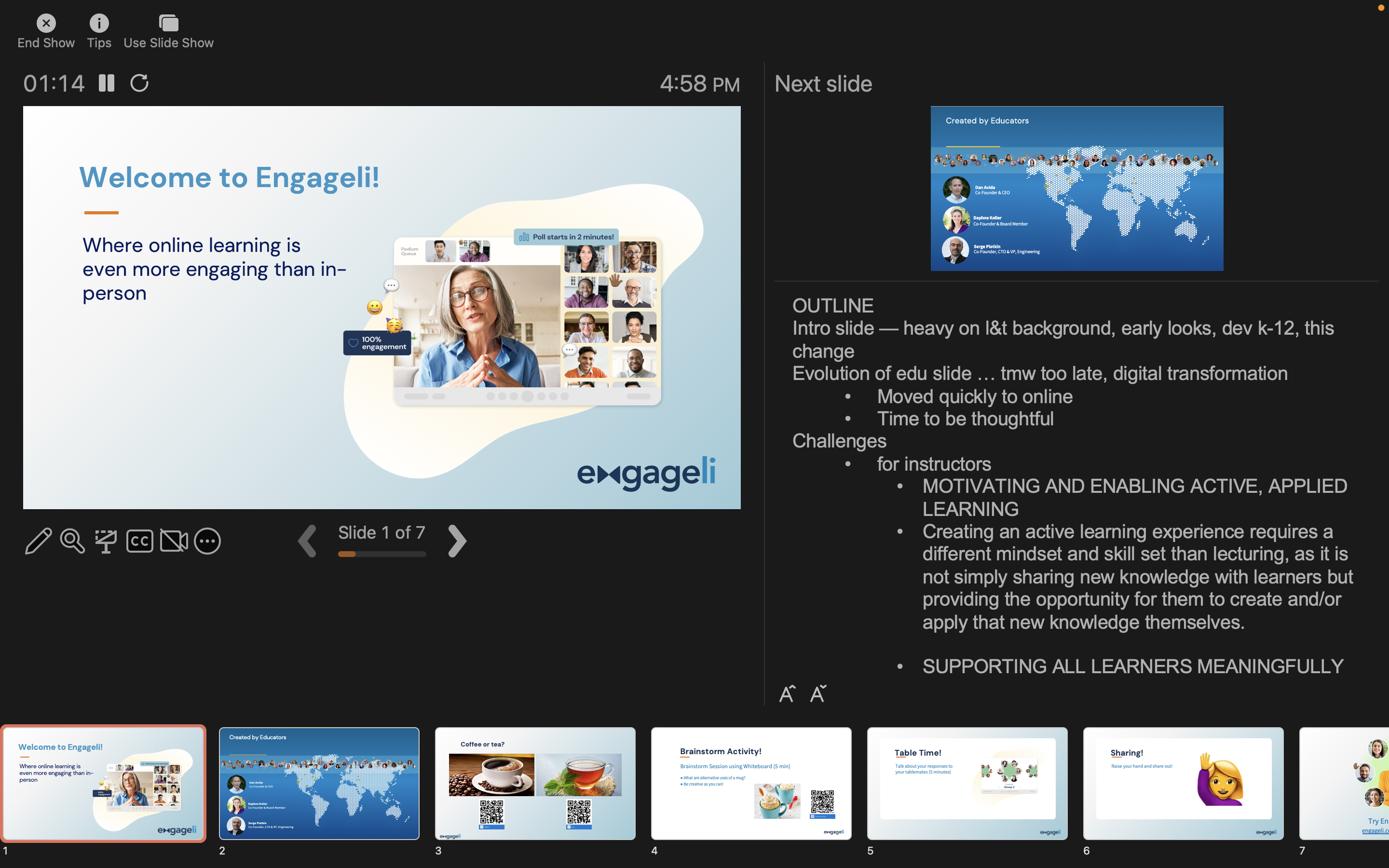 Step 6: Screen Sharing in Engageli: A Complete Tutorial – Engageli Help ...