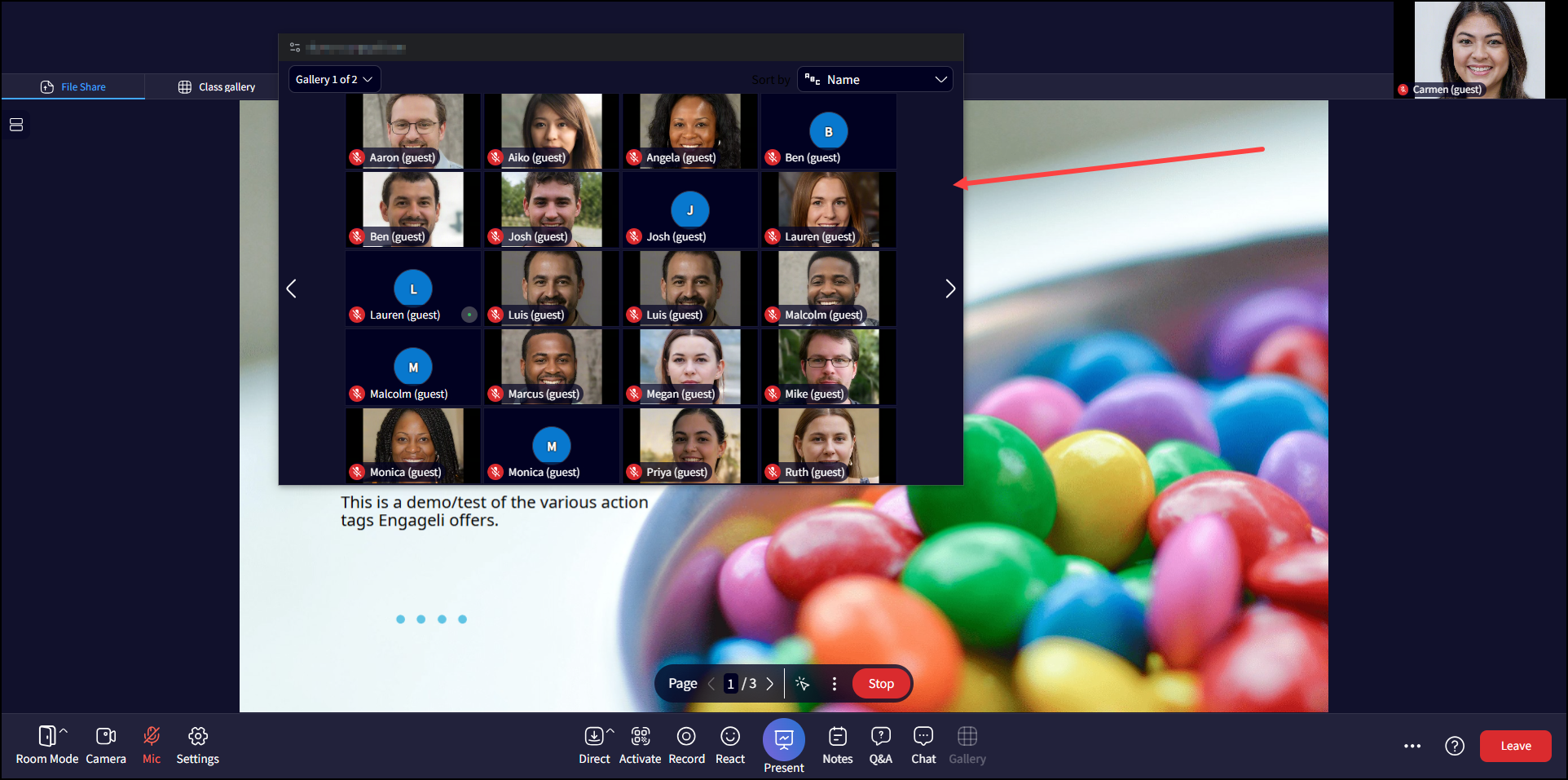 How to use the Overlay Gallery – Engageli Help Center