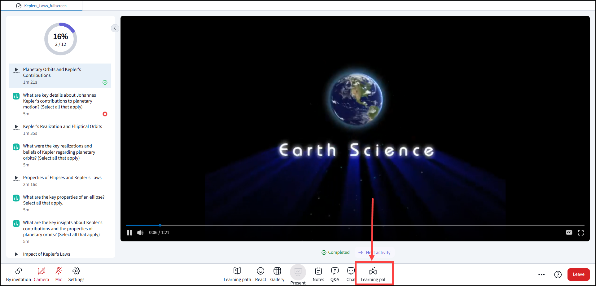 Learning Pal – Engageli Help Center