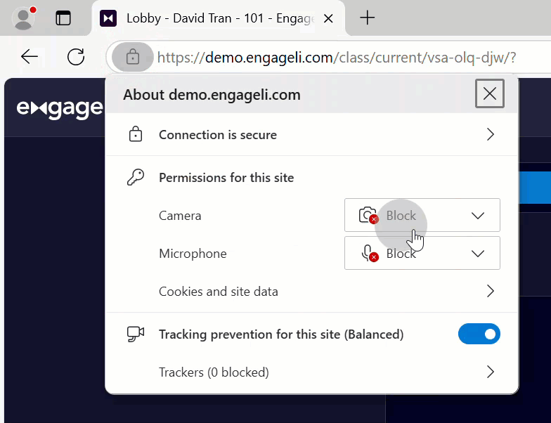 Mic and Camera Permissions Guide – Engageli Help Center